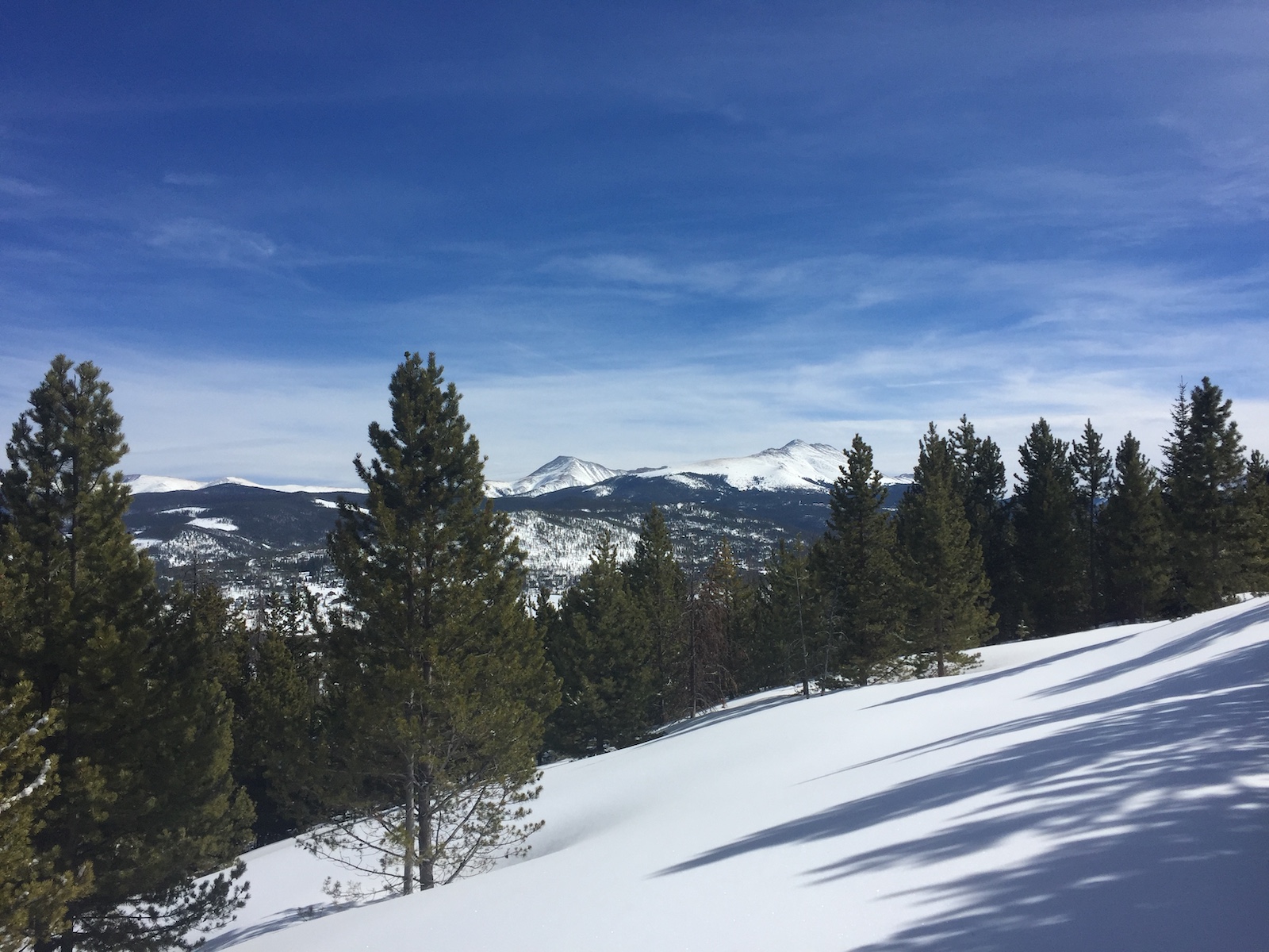 Snowshoe Peaks Trail in Summit County, Colorado