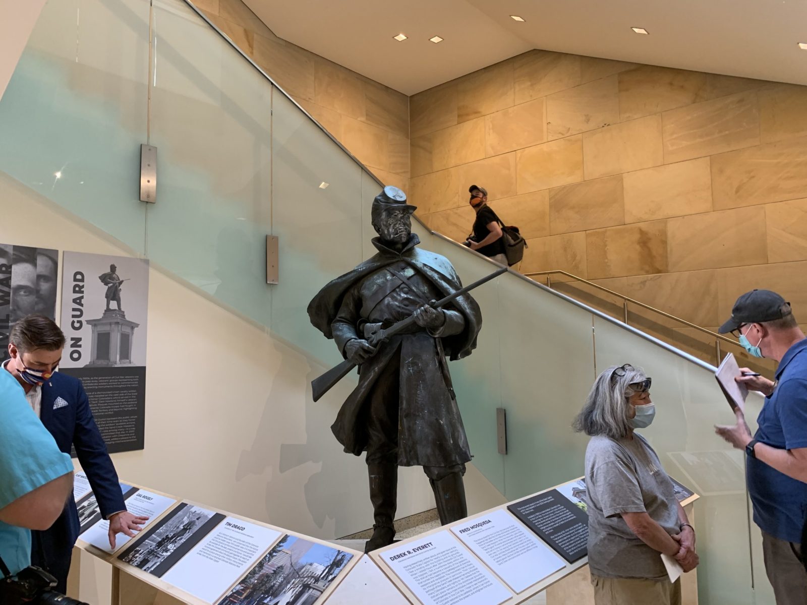 History Colorado Displays Civil War Statue Toppled Outside the State ...