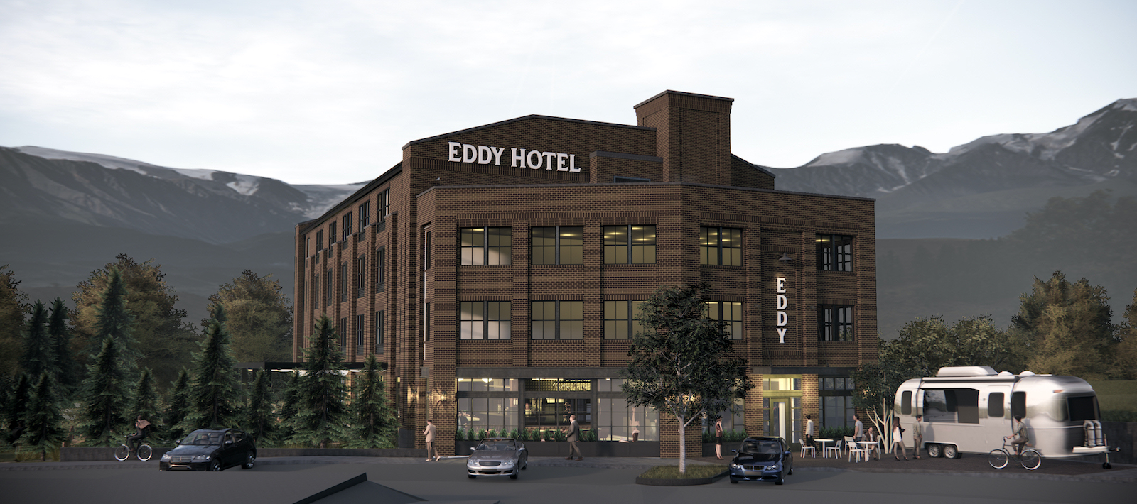 The Eddy Taproom & Hotel is a Stylish Basecamp for Adventures in Golden