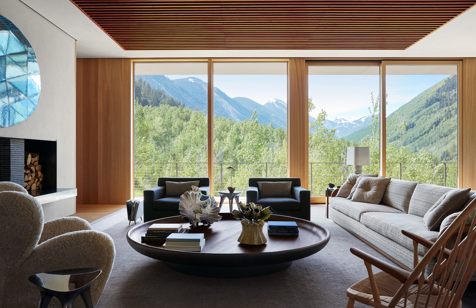 Aspen House Design Wallpaper