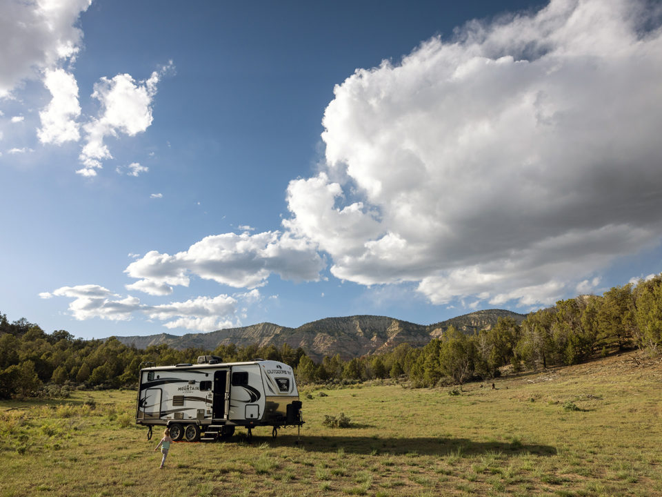 Camp with Wild Horses In the Little Book Cliffs - 5280