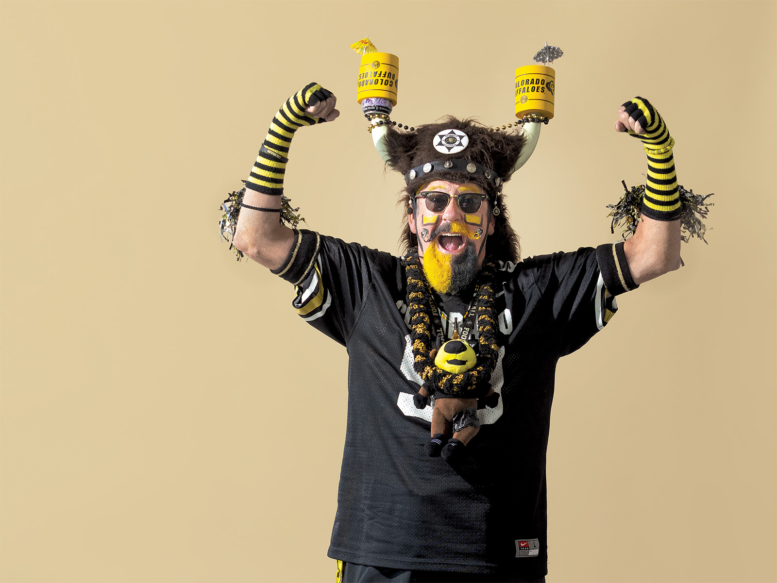 Meet Buffalo Phil, Colorado Football’s Biggest, Brightest Cheerleader ...